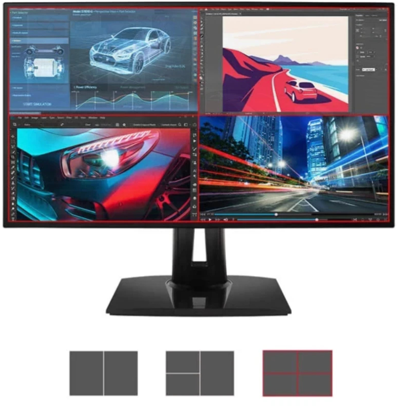 MONITOR LCD 27'' ViewSonic ColorPro VP2768A-4K UHD Pantone Validated ...