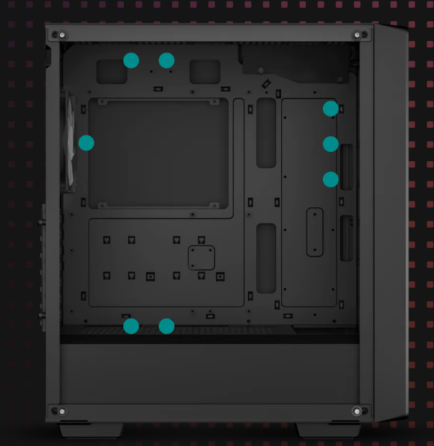 Carcasa Gaming Deepcool CC560 ARGB V2 ATX Tempered Glass Black