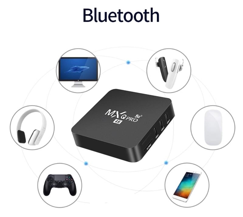 Mini PC TV Box Techstar® MXQ PRO UltraHD 4K Quad-Core 64 Bit. 4GB RAM 512GB