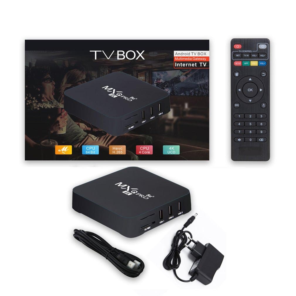 Mini PC TV Box Techstar® MXQ PRO UltraHD 4K Quad-Core 64 Bit. 4GB RAM 512GB