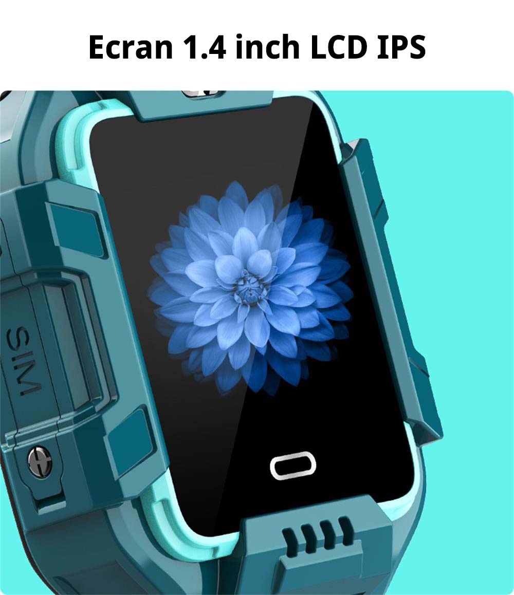 Ceas Smartwatch Copii Techstar® Q19 1.40 inch IPS Cartela SIM Tracker ...