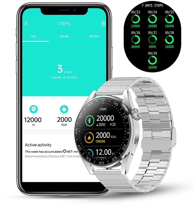 Smartwatch iQuality® Watch M1 PRO Functie Apelare si Buton Rotativ - cel.ro
