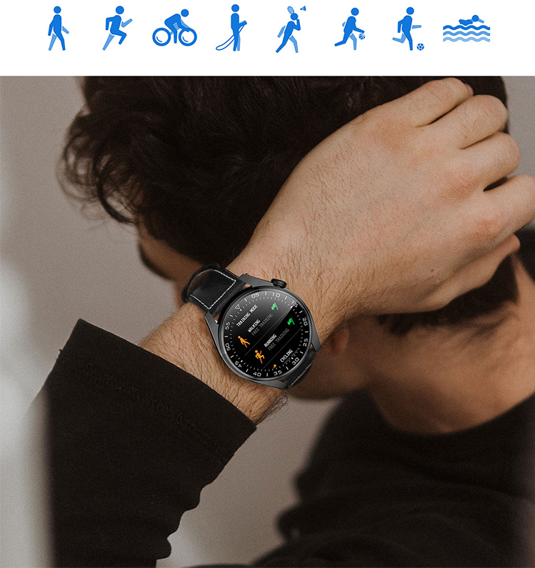 Smartwatch iQuality® Watch M1 PRO Functie Apelare si Buton Rotativ - cel.ro
