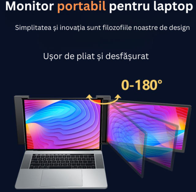 Monitor LED portabil pentru laptop Seezesol Solution&trade 15.4 inch ...