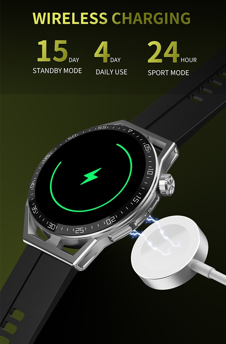 Smartwatch iQuality® HDT3 PRO cu Functie Apelare Telefon Buton Rotativ ...