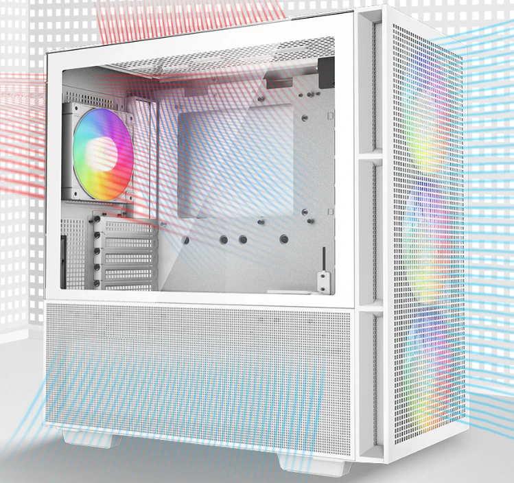 Carcasa Deepcool CH560 ARGB Middle Tower E-ATX/ATX/mATX/mITX Black