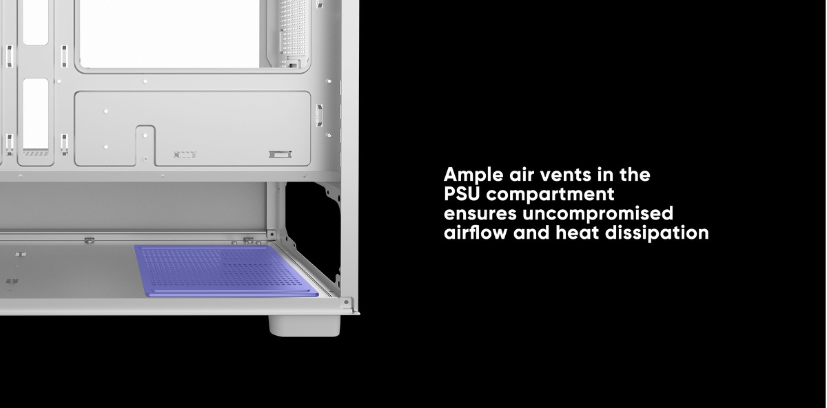 Carcasa Gaming 1STPLAYER MI5 Middle Tower ARGB ALB Tempered Glass M-ATX ...