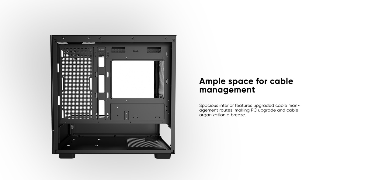 Carcasa Gaming 1STPLAYER MI5 Middle Tower ARGB ALB Tempered Glass M-ATX ...