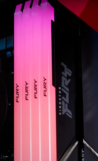 Kit Memorie RAM Kingston FURY Beast RGB 16GB 2x8GB DDR4 3200MHz CL16 Dual - cel.ro