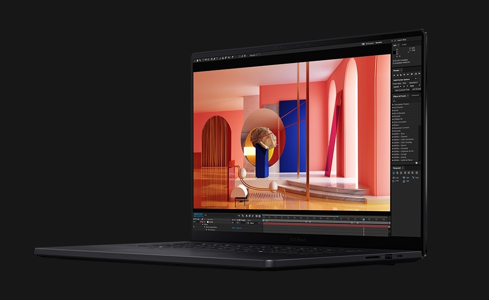 Laptop ASUS ProArt P16 OLED H7606WI 4K Touch AMD Ryzen AI 9 HX 370 64GB ...