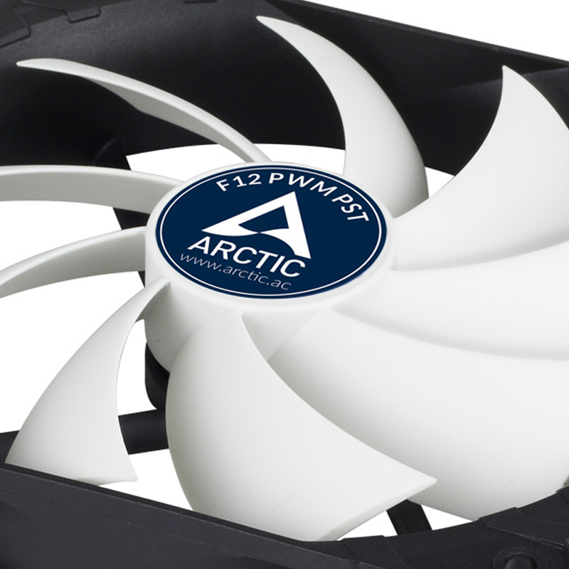 Ventilator / radiator ARCTIC AC F12 PWM PST 120 mm Black acfan00200a ...