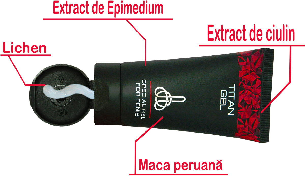 Gel pentru potenta barbati Titan Gel original 50ml