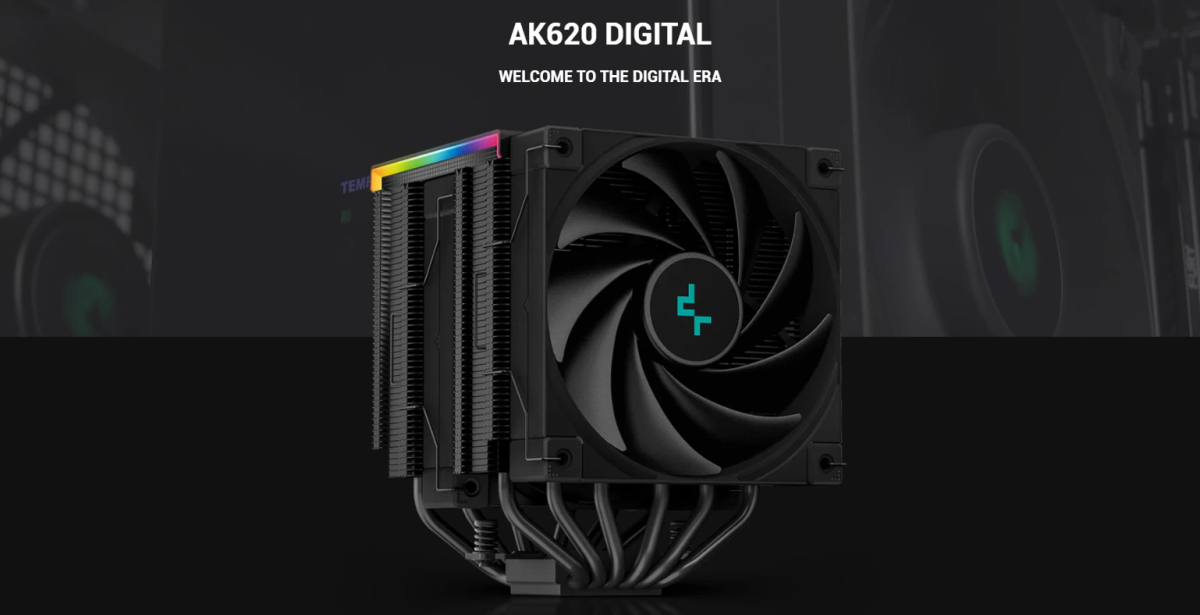 Cooler CPU Deepcool AK620 Digital ARGB Black R-AK620-BKADMN-G R-AK620-BKADMN-G - cel.ro