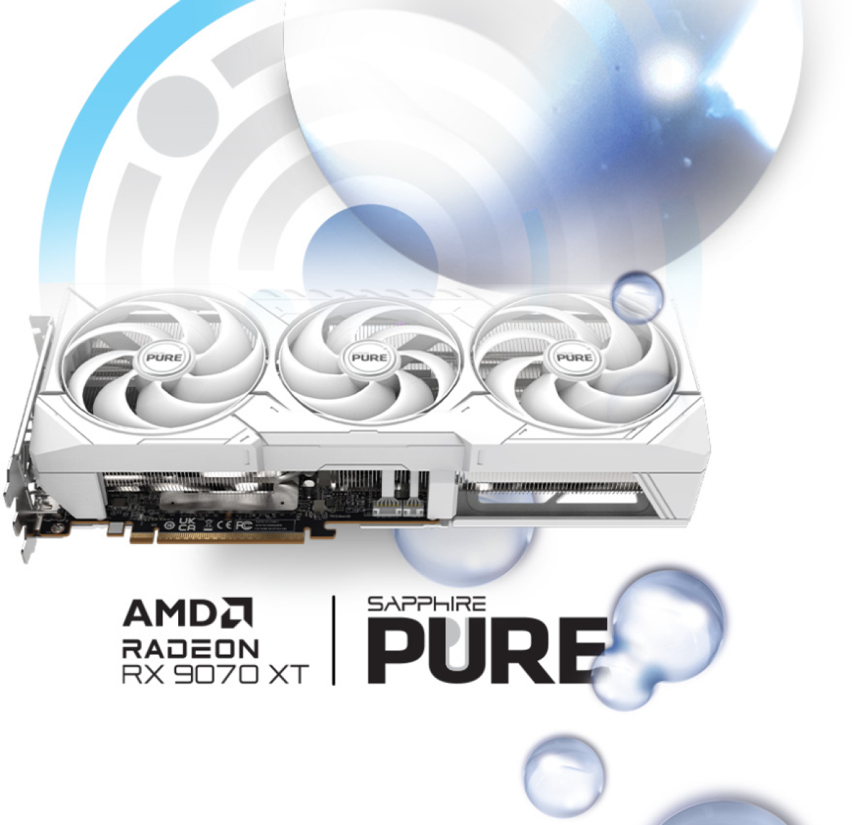 Placa video SAPPHIRE Pure AMD RADEON RX 9070 XT 16GB GDDR6 256 bit ...