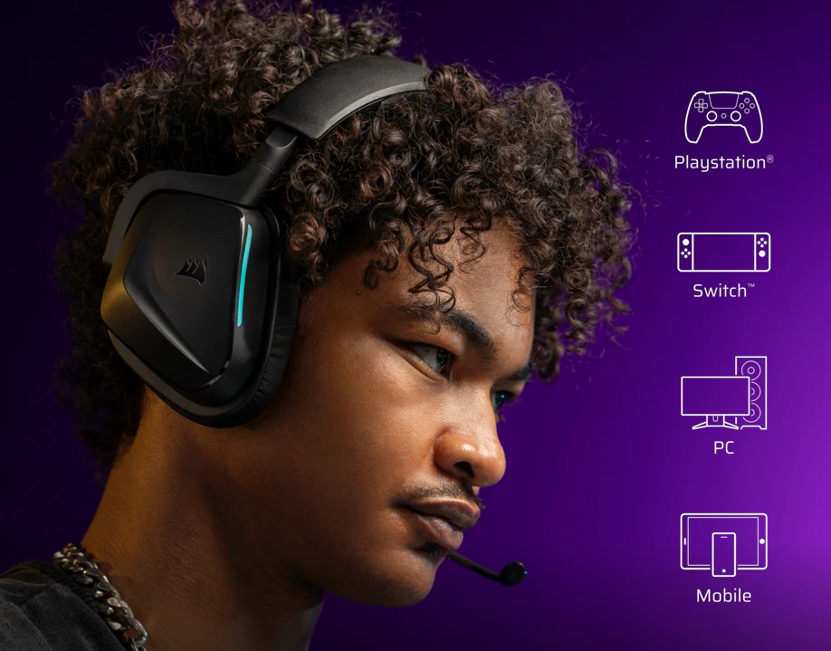 Casti gaming Corsair Void v2 2.4GHz Wireless - Bluetooth - Dolby Atmos