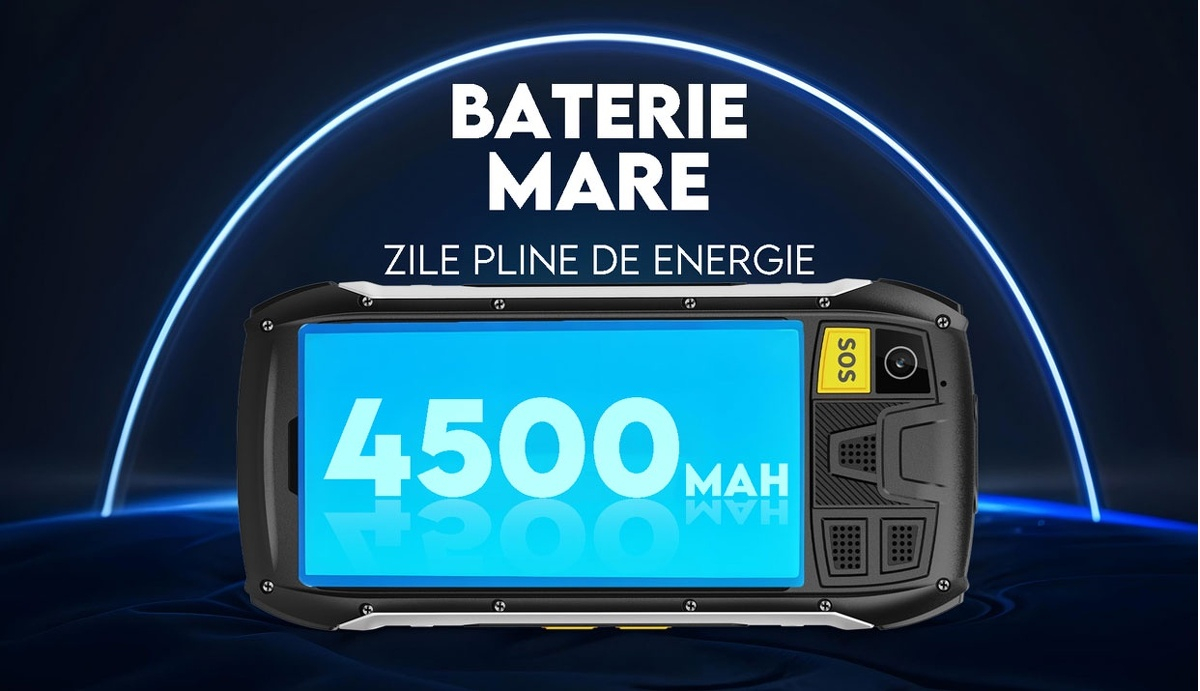 Telefon iHunt Titan Survivor 4G 2.8 inch QVGA Dual SIM 48MB 4500 mAh Black