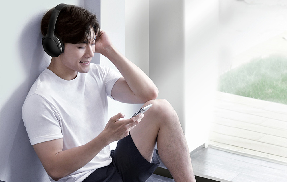 Casti Over the Ear Baseus Encok D02 Pro Wireless Bluetooth 5.0 Alb ...