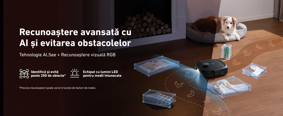 Aspirator robot eufy Omni E28 HydroJet FlexiOne 20.000 Pa Mop cu rola ...