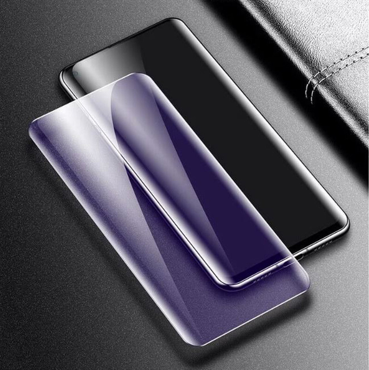 Folie De Protectie Din Silicon Transparent Anti-Blue Light Full Screen ...