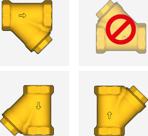 Filtru Y magnetizabil Giacomini R74AY105 filet interior 1 alama pentru