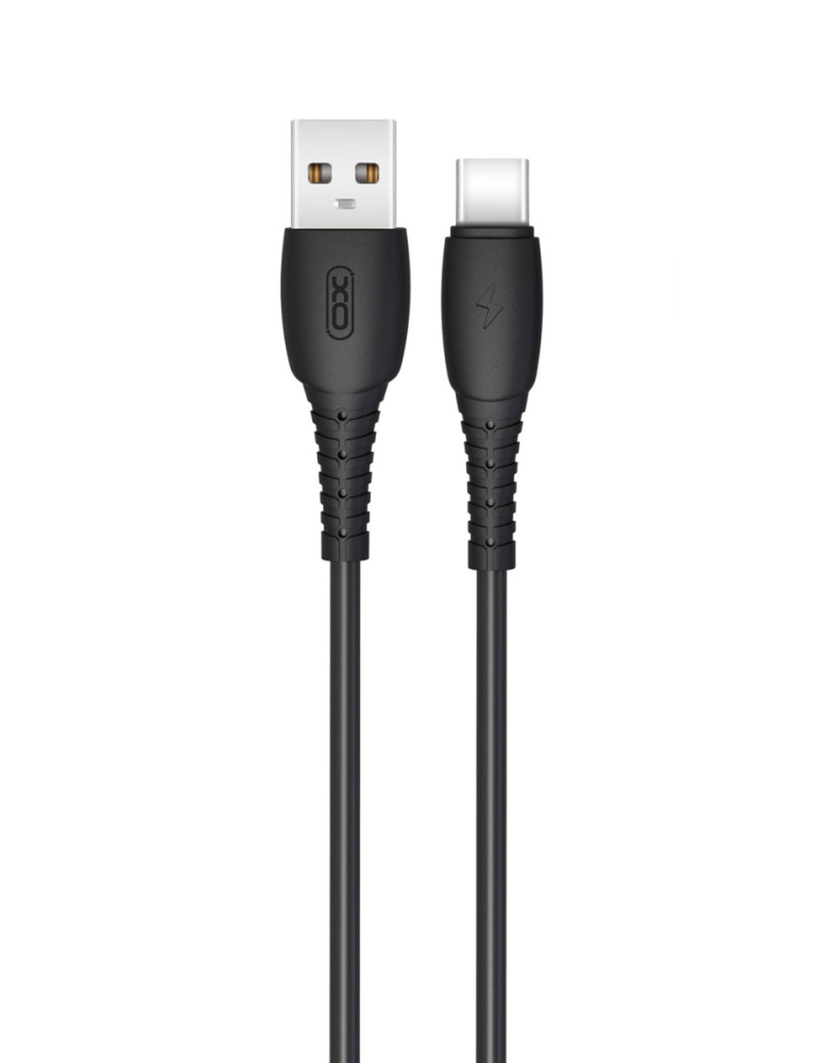 Cablu transfer date si incarcare XO NB-P163 USB-A - USB-C 2.4A 1m Negru