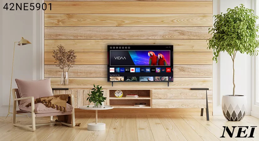 Televizor LED Smart NEI 42NE5901 Full HD Sistem VIDAA Borderless 106 cm ...