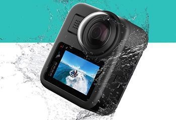 GoPro MAX 360 5.6K Waterproof Wi-Fi Negru CHDHZ-202-RX la CEL.ro