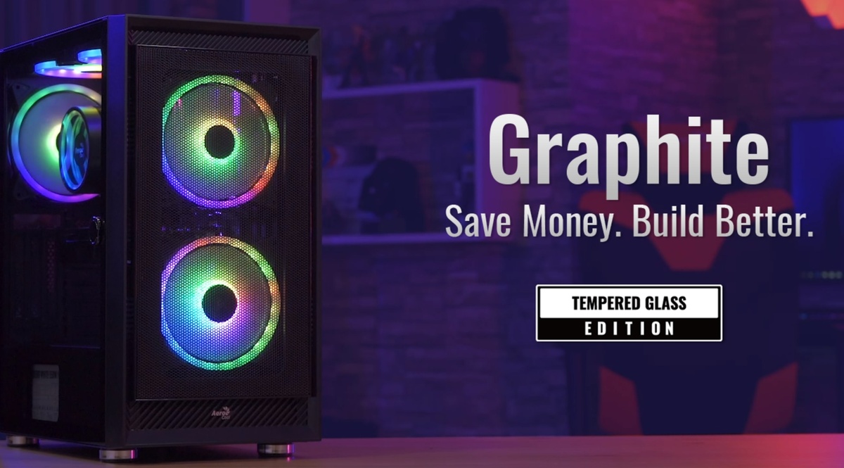 Carcasa Aerocool Graphite V2 fara sursa ATX Neagra GRAPHITE-G-BK-V2 ...