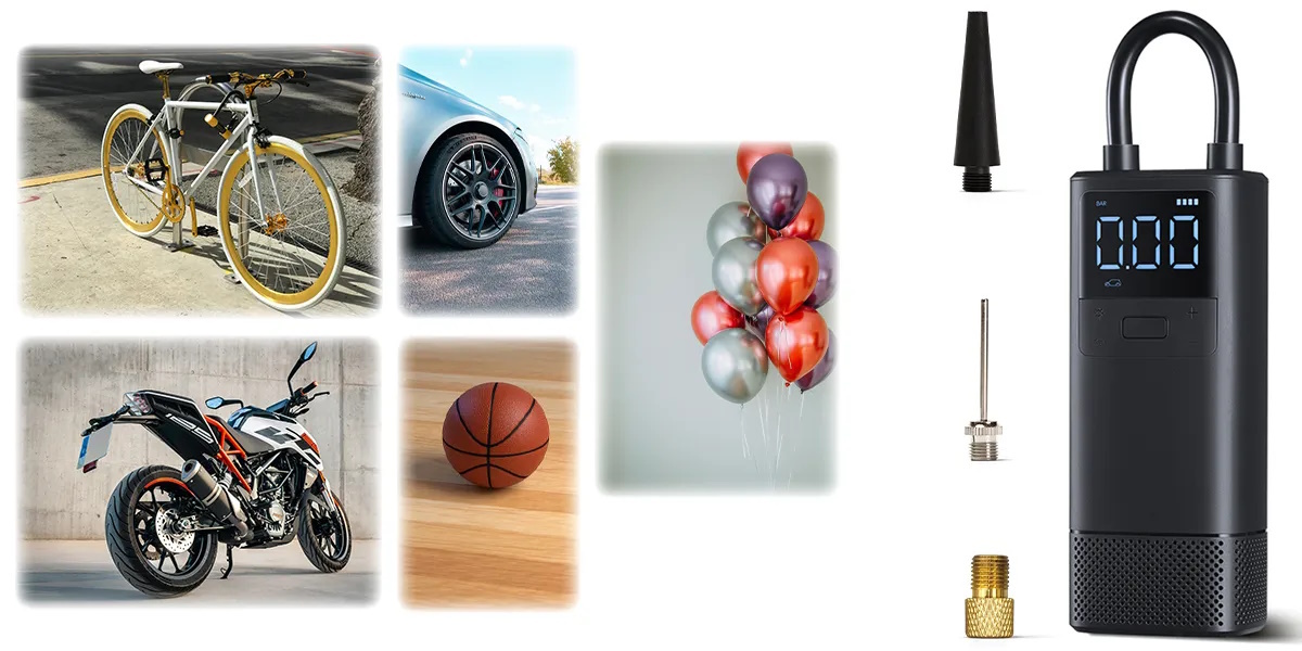 70mai cu acumulator fara fir viteza mare 18.5 l/min 150 PSI roti la CEL.ro