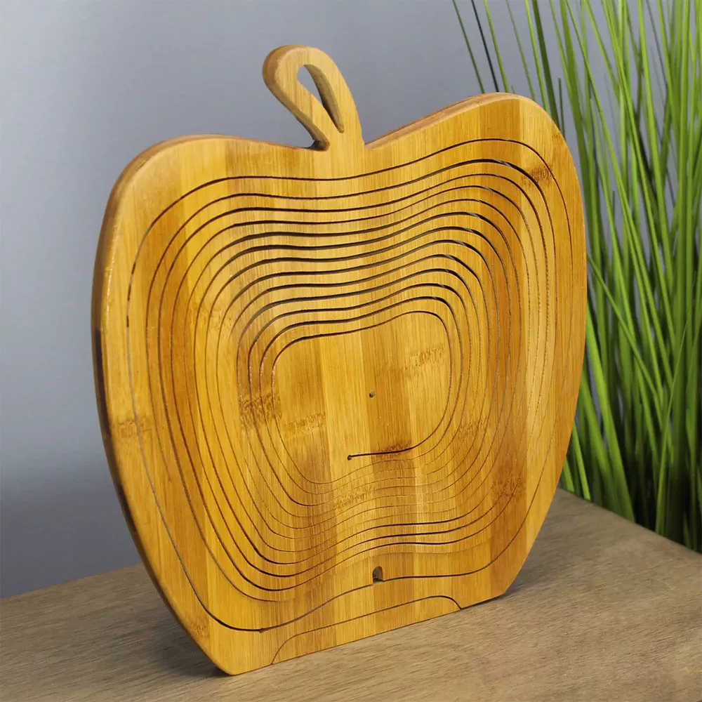 SIKS In Forma De Mar De Fructe/Legume Pliabil Din Bambus 22 x 20 cm 2 ...