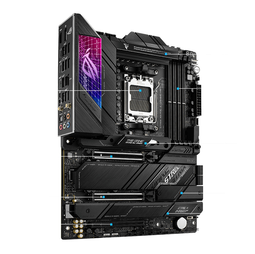 Asus ROG STRIX X670E-E GAMING WIFI Socekt AM5 la CEL.ro
