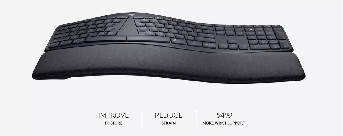 Logitech Ergo K860 layout US INTL Negru 920-010108 la CEL.ro
