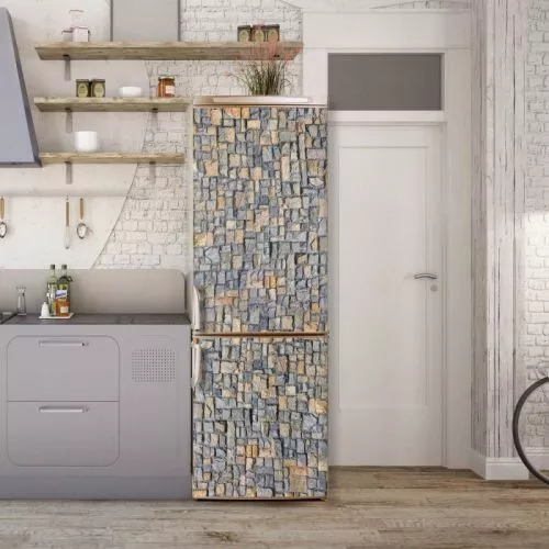 Sticker Tapet Autoadeziv pentru frigider 210 x 90 cm KM-FRIDGE-35 | km ...