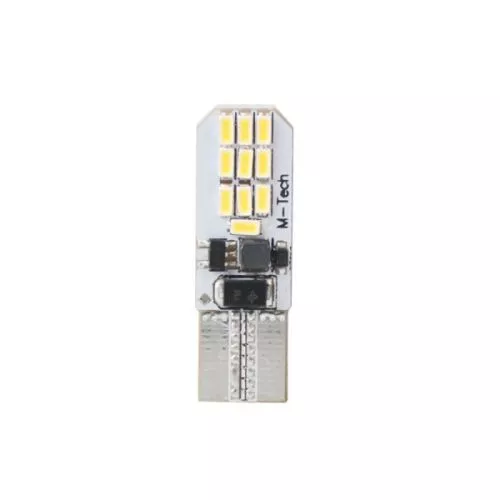 Set 2 bucati bec M-Tech LED W5W CAMBUS 20xSMD3014 12V alb PLATINUM ...