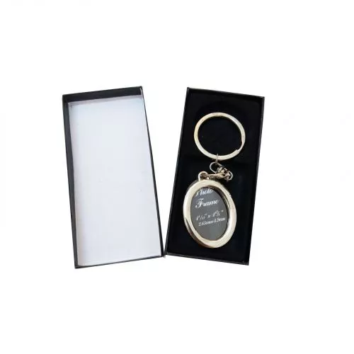 Breloc metalic oval personalizat br_met_ov_15 - cel.ro