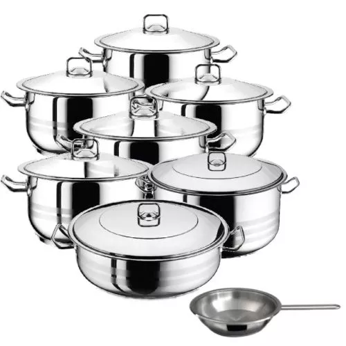 Set 6 oale cu capac 12 piese 3l 4l 6l 8l 10.5l 13l +cratita 8.5 l ...