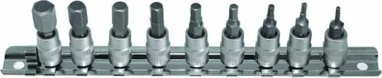 Set biti imbus 1/4 9 piese 2 - 10 mm gb1308 - cel.ro