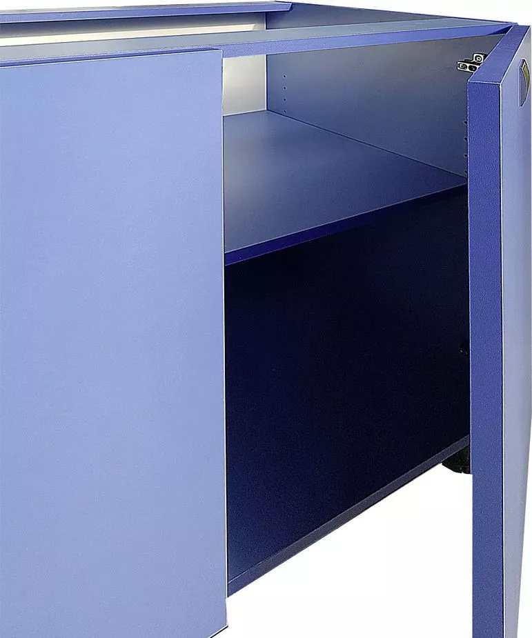 Corp inferior 2 usi Bari pal albastru 800x820x520 mm Lxhxa la CEL.ro