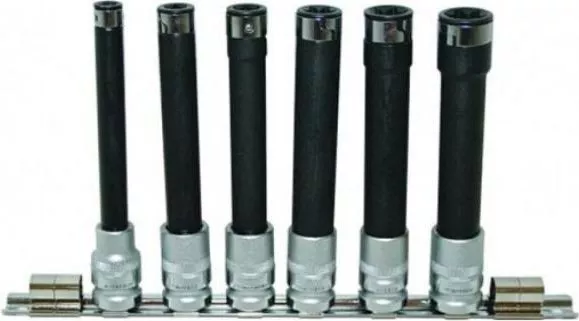 Set chei impact torx 6 piese profil e 1/2 gb1369 - cel.ro