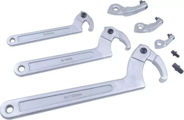 Set chei reglabile cu gheare 8 piese 35-120mm gb2206 - cel.ro