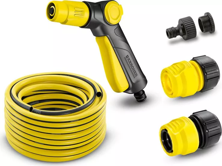 Set de furtun 1/2 toli - 20m cu cuple si pistol de udat Karcher 2.645 ...