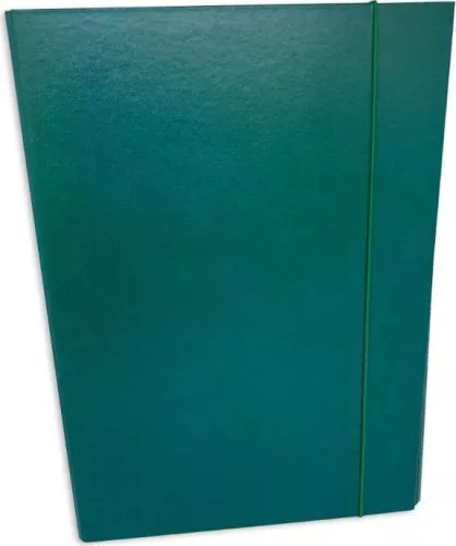 Mapa din Carton cu Elastic 235x320x55mm Max. 500 Coli Verde Mapa pentru ...