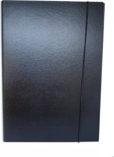 Mapa din Carton cu Elastic 245x320x30 mm Max. 300 Coli Culoare Neagra ...