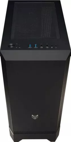 FSP CMT 260 Mid Tower ATX fara sursa black la CEL.ro