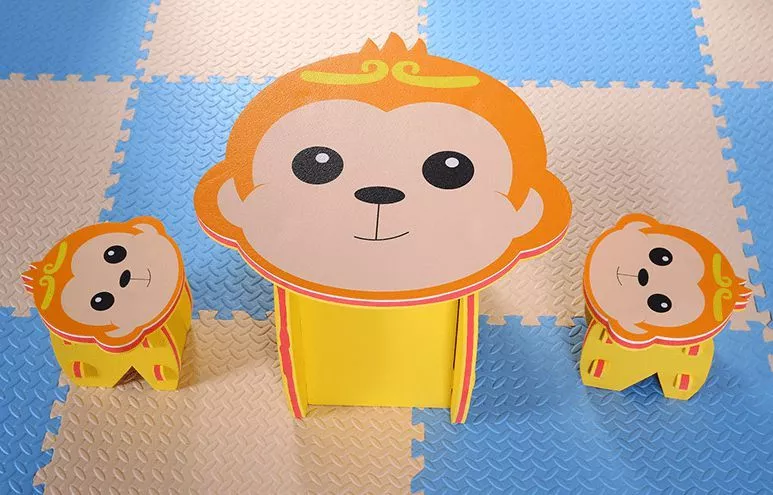 Set masuta + 2 scaune M-Jungle maimuta 0000454 - cel.ro