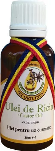 Ulei de ricin Castor oil extra virgin pentru uz cosmetic Ecoricinus 10 ...