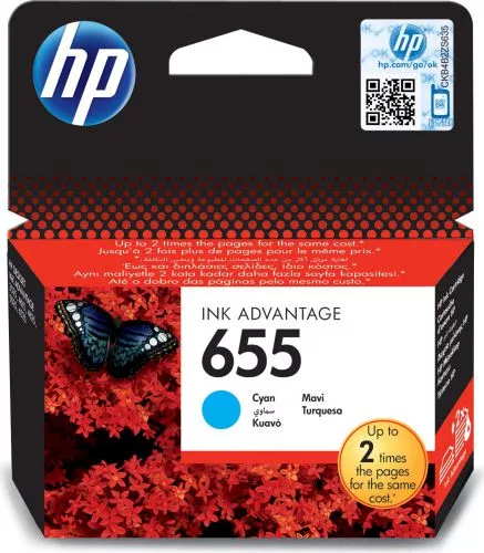 HP 655 Original Cyan 1 buc. CZ110AE#BHK