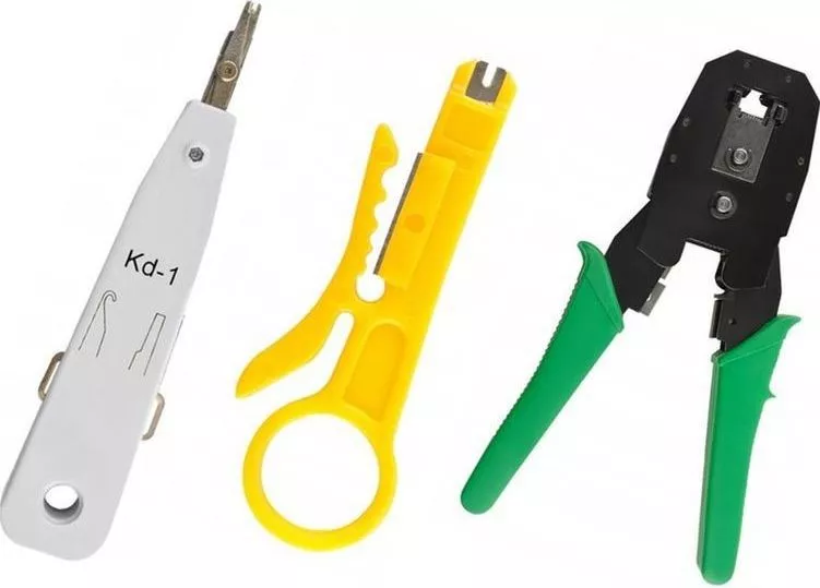 Set instrumente de retea LAN tester cabluri mufe cleste instrument ...