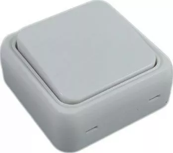 Intrerupator mini Raulconstruct IP44 PT alb aplicat simplu kcze ...