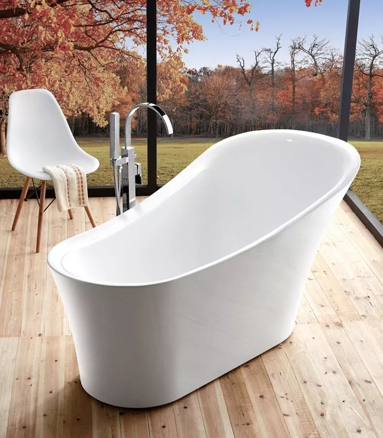 Cada freestanding ovala din acril AQUILO 17080 cm | 6hss_585604610